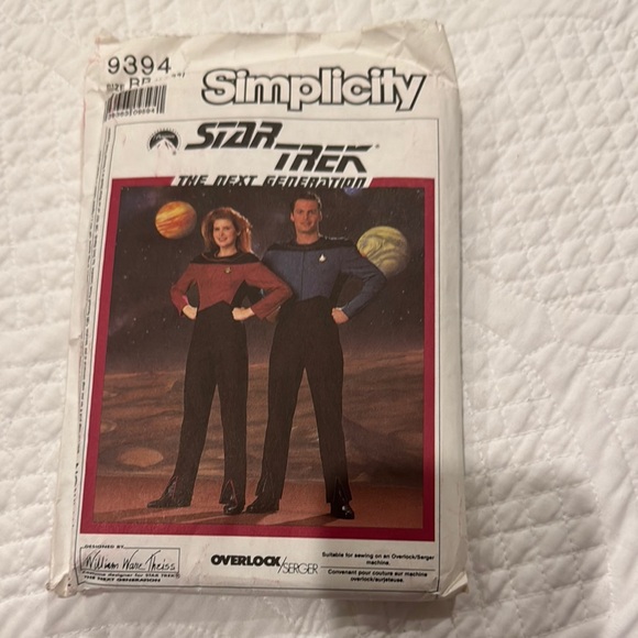 Simplicity | Other | Simplicity Star Trek Uniform Sewing Pattern | Poshmark